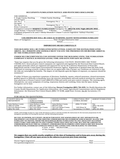 Fumigation Notice To Neighbors Sample Fill Out And Sign Online Dochub