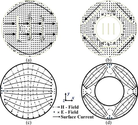Surface Current Distributions Of The Proposed Antenna At The A Tm 11 Download Scientific