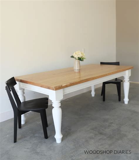 How To Make A Small Farmhouse Table