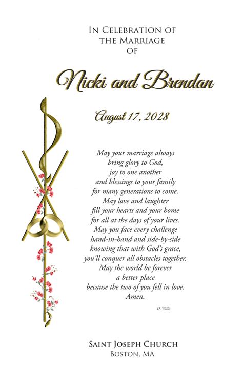 Christian Wedding Program 60 Photos