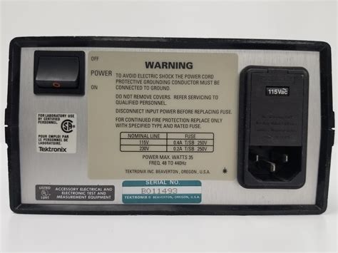 Tektronix Tekprobe Power Supply 1103 Oscilloscopes Power Supplies Test Equipment Bmi