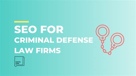 Seo For Criminal Defense Law Firms