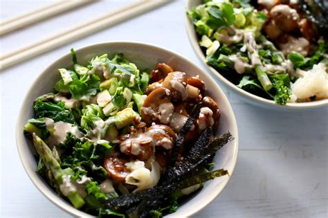 Green Asian Salad Bowl • The Antidote Kitchen