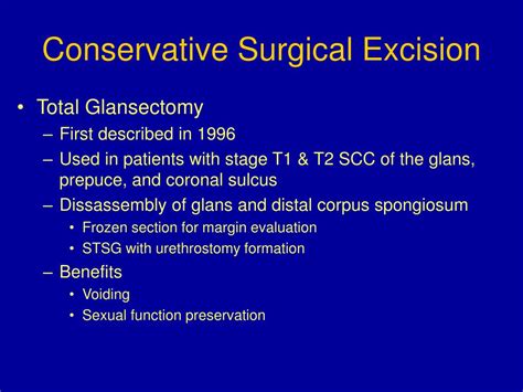 Ppt Surgery Of Penile And Urethral Carcinoma Powerpoint Presentation
