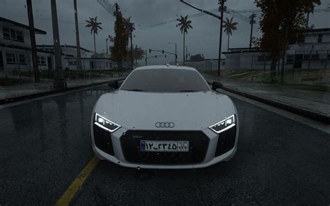 دانلود ماشین آئودی R8 V10 پلاس برای جی تی ای سن آندریاس نصب آسان وب