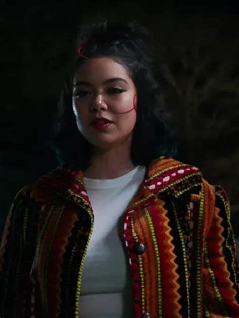 Mean Girls 2024 Aulii Cravalho Multicolor Striped Jacket
