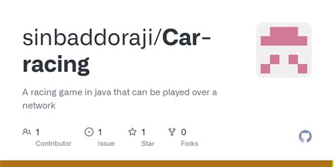 GitHub Sinbaddoraji Car Racing A Racing Game In Java That Can Be Played Over A Network