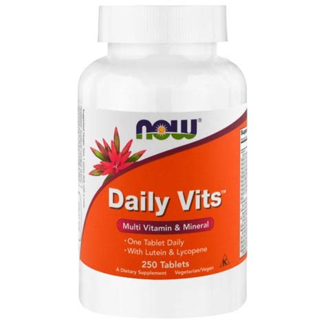 Мультивитамины Now Foods Daily Vits Multi Vitamin & Mineral ...