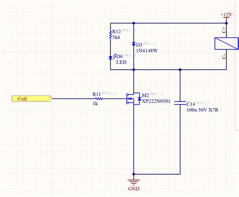 Microcontroller Reducing Circuit To Only Using One Transistor To Turn On Relay And LED