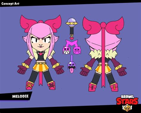 Melodie Concept Art Brawl Stars Paesaggi