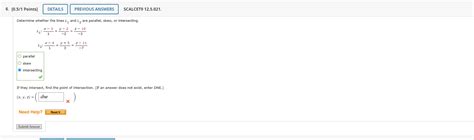 Solved Determine Whether The Lines L1 ﻿and L2 ﻿are Parallel