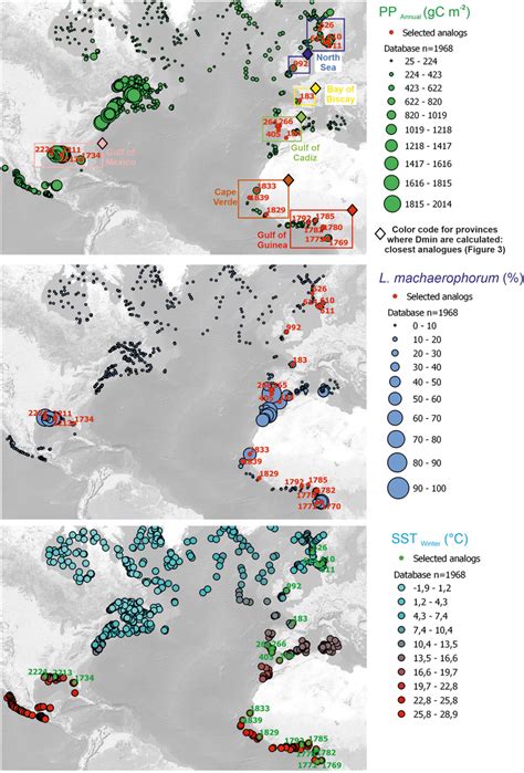 Maps Established With QGis With The Points Encompassing The N 1 968 Download Scientific