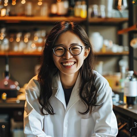 Food Scientist Illustration Premium Ai Generated Image