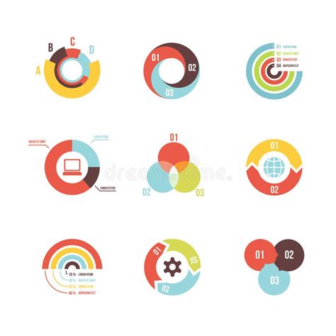 Circle Infographic Design Templates Stock Vector Illustration Of Infochart Graphic