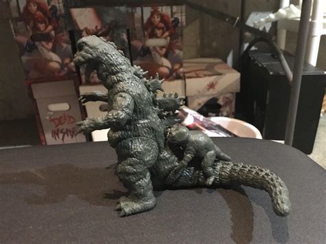 Y Msf Son Of Godzilla Minya And Godzilla Sofubi Figure Set 1942957818