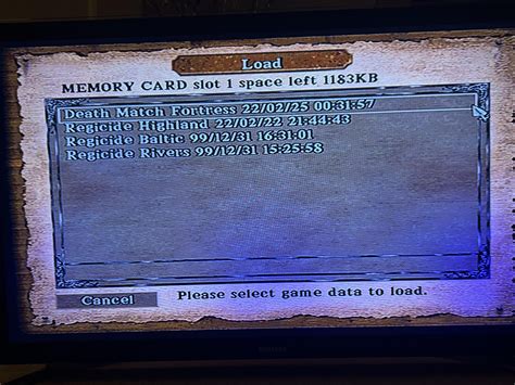 Memory Card Issues Rps2
