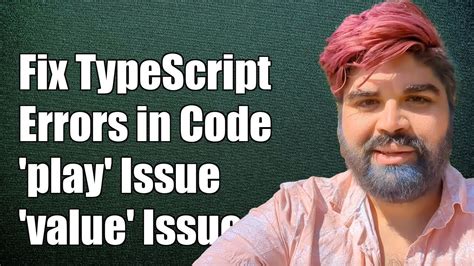 fixing typescript errors play not in htmlelement and value not in