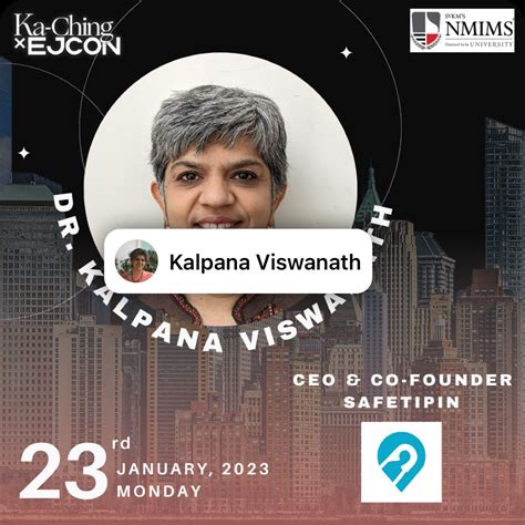 Kalpana Viswanath On Linkedin Safetipin