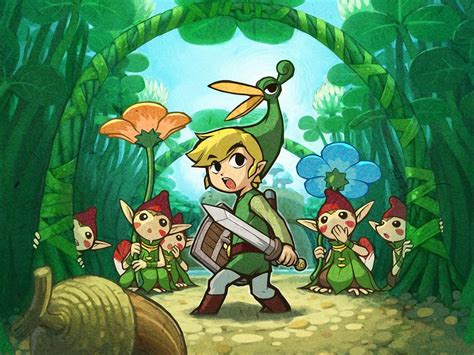 The Legend Of Zelda The Minish Cap 4k Ultra Hd Wallpaper And