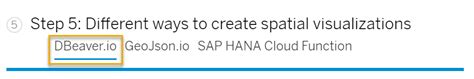 explore visualization options for spatial data in sap hana cloud sap