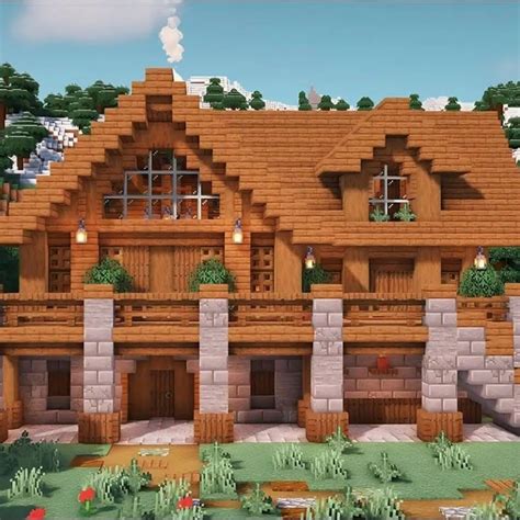 Minecraft Cozy House V2 Minecraft Schematic Cozy Starter House By