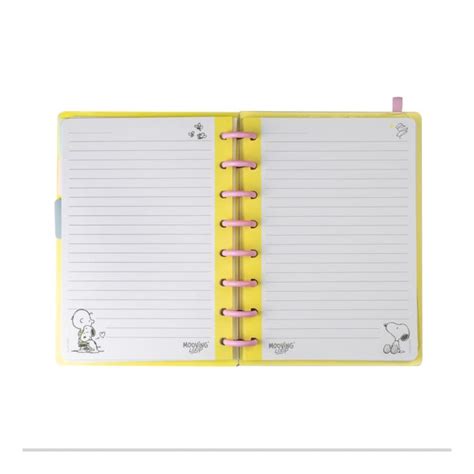 Agenda Mooving Loop Snoopy Con Disco Precio Guatemala Kemik