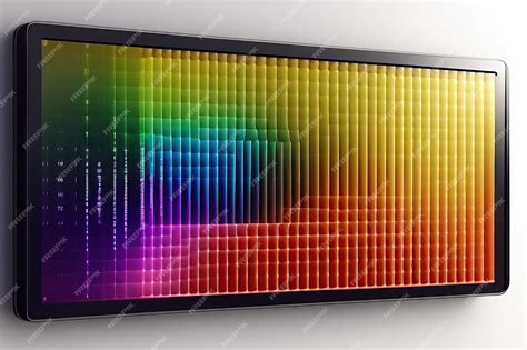 Premium Ai Image Binary Data Visualization Hitech Background