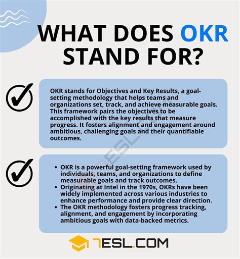 Okr Meaning What Does Okr Stand For • 7esl