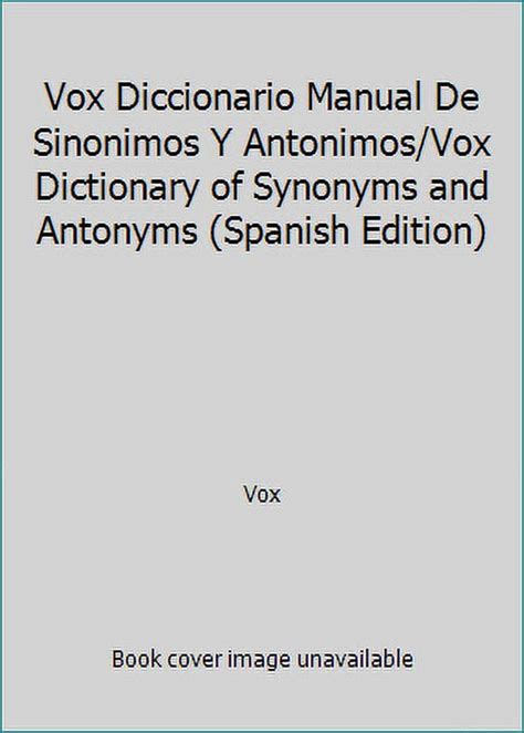 Diccionario De Sinonimo