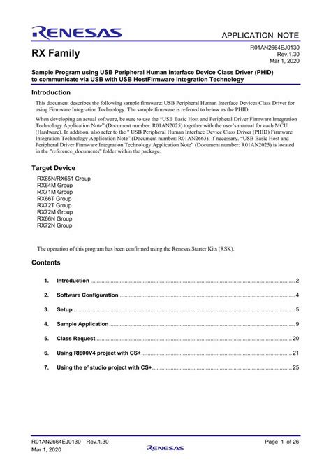 (PDF) Sample Program using USB Peripheral Human Interface Device ...