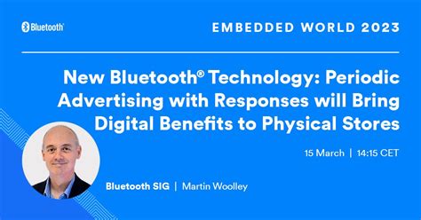bluetooth sig on linkedin bluetooth ew23 embeddedworld embeddedsystems