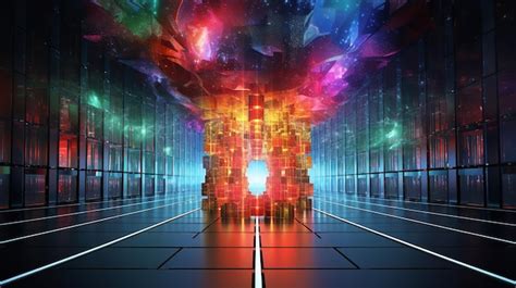 Premium AI Image HighPerformance AI Supercomputer AI Generated