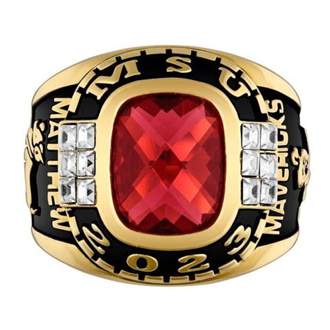 Graduation Ring College Ring Class Ring School Ring Gemstone Ring