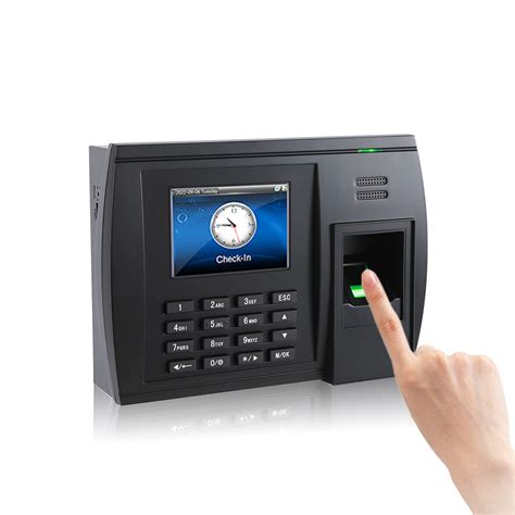 Biometric Fingerprint Time Attendance System With Tcp Ip Usb Port Communication