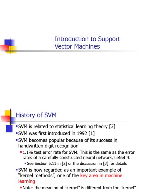 Svm Class Pdf Support Vector Machine Mathematical Optimization