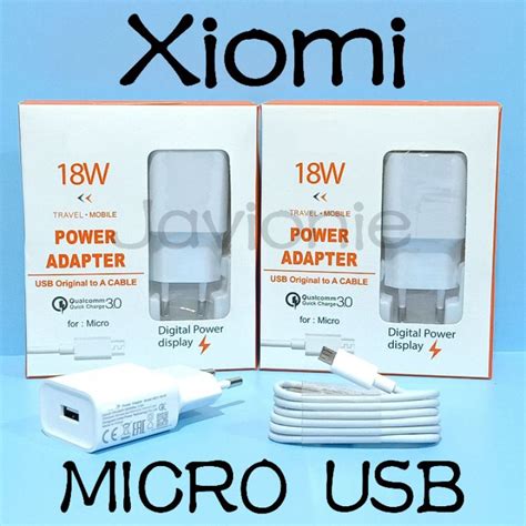 Jual Travel Adaptor Charger Xiomi Redmi Note 1 2 3 4 4X 5 6 PRO 5A PRIME S2 Mi A2 LITE 4i