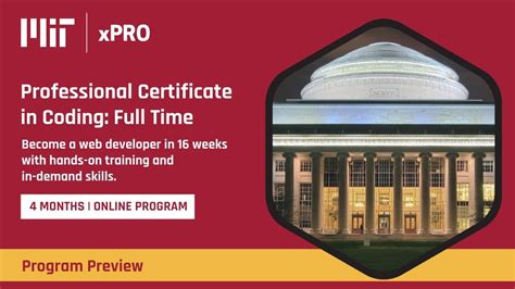 Online Course Preview Professional Certificate In Coding Full Time