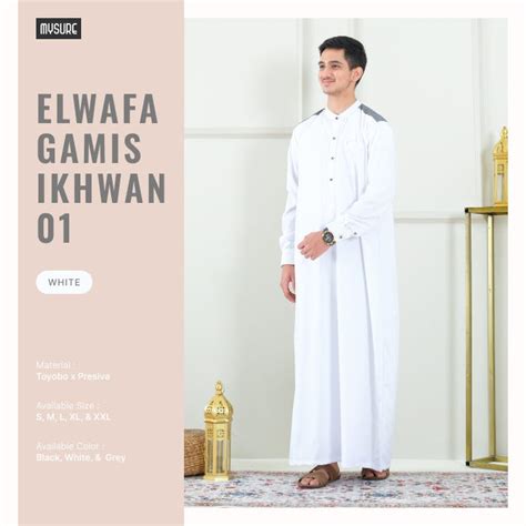 elwafa gamis ikhwan 01 gamis ikhwan dengan desain yang simpel… by