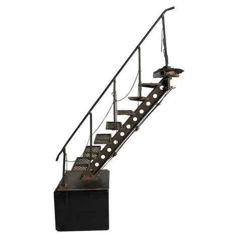 Architectural Model Artist Handmade Sculpture Industrial Factory Staircase Modern