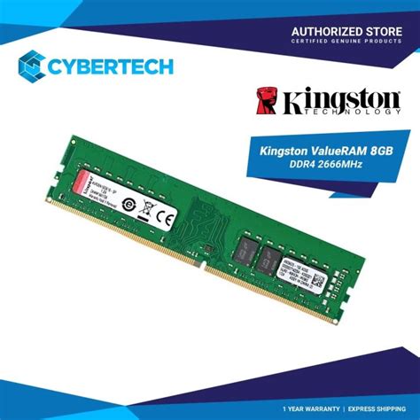 Kingston 8gb Ddr4 2666mhz Udimm For Desktop Computer Lazada Ph