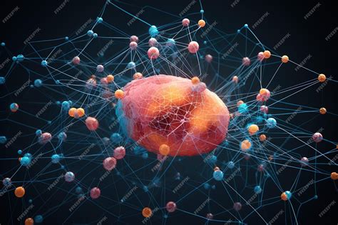 Premium Photo Abstract Representation Of The Human Brain With Interconnected Lines