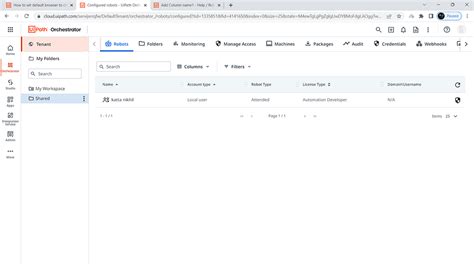 Robot Not Creating Orchestrator Uipath Community Forum