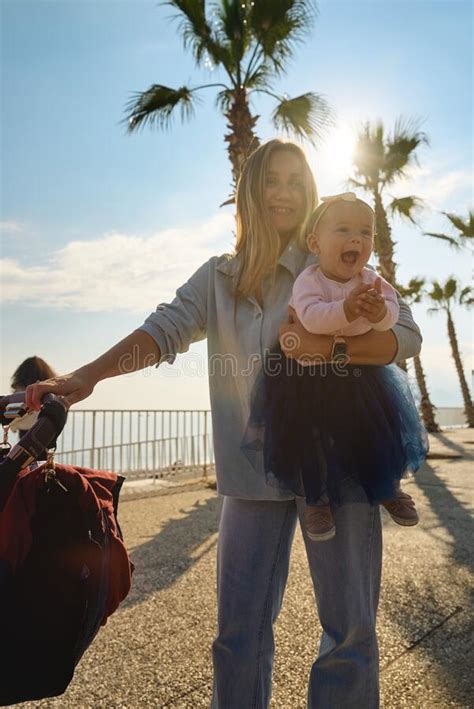 Photo Of Positive Cheerful Mom Mommy Lady Playing Cuddle With Infant