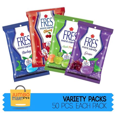 Fres Mint Candy Variety Pack 50 Pcs Each All Flavors Lazada Ph