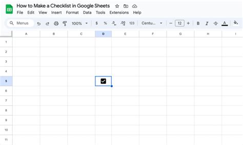 How To Make A Checklist In Google Sheets Plus Shortcuts