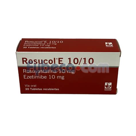 Rosucol E 20 Mg 10 Mg Unidad Fybeca
