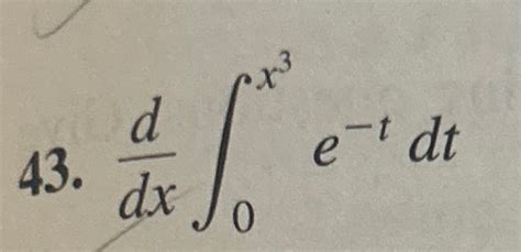 Solved Derivatives Of Integralsfind The Derivativesa ﻿by