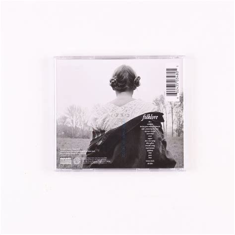 Taylor Swift Signed Folklore Cd Album Cover Jsa Pristine Auction