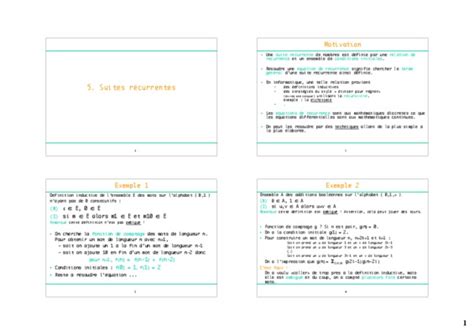 Suites Par Recurrencepdf Notice And Manuel Dutilisation