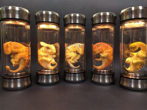 Jurassic Park Dinosaur Embryo Jar Jurassic World Velociraptor Blue